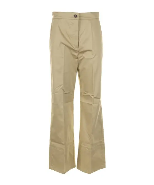 Marella High-waisted Casual Trousers