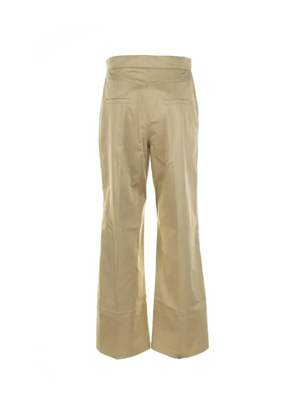 Marella High-waisted Casual Trousers