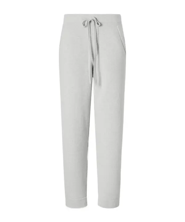 GOD'S TRUE CASHMERE Zinc Cashmere Straight-leg Drawstring Pants