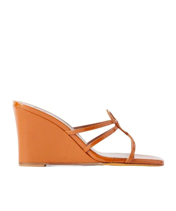 MARYAM NASSIR ZADEH Leather Wedge Sandals