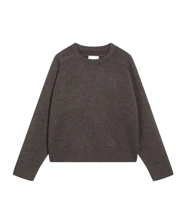 Loulou De Saison Ribbed Crew Neck Sweater - Brown