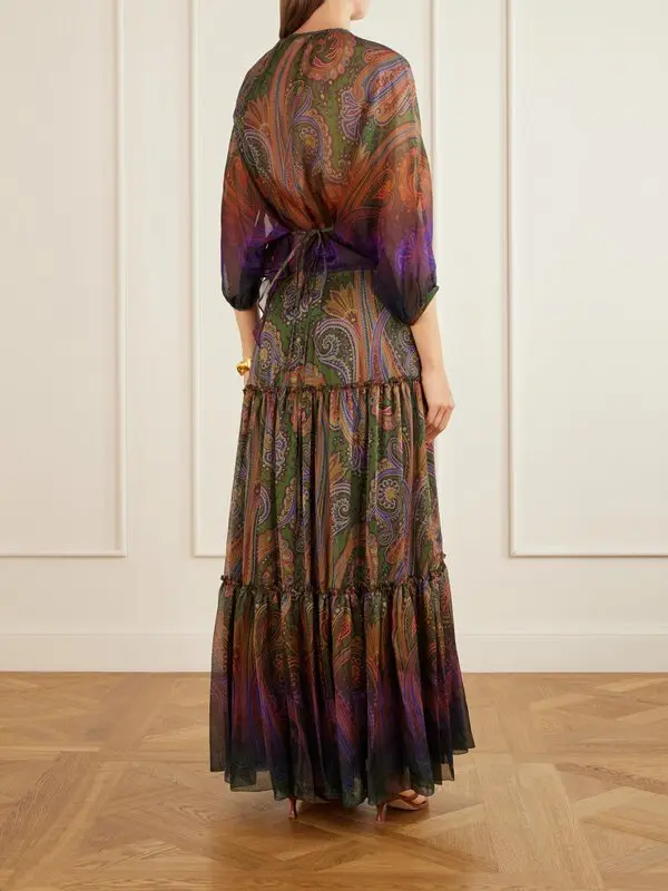 Etro Paisley-printed Silk Blouse