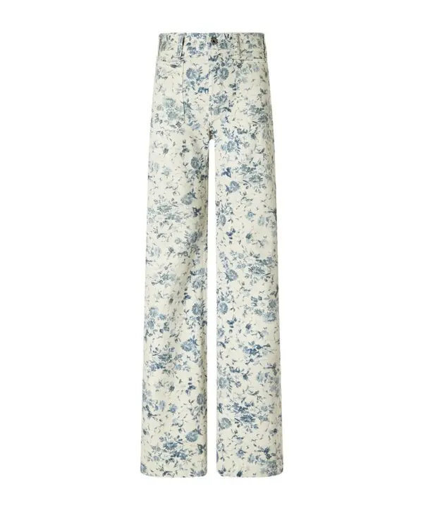 Ralph Lauren Vintage High-waisted Wide-leg Jeans - No