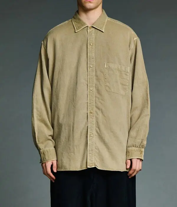 A.PRESSE Button-down Chest-pocket Shirt