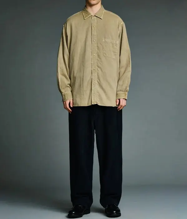 A.PRESSE Button-down Chest-pocket Shirt