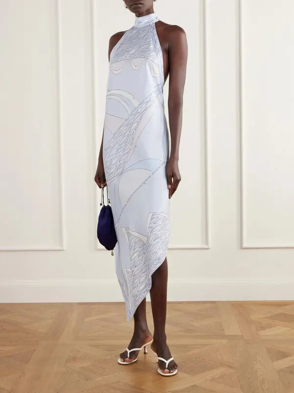 Emilio Pucci Printed Silk Dress