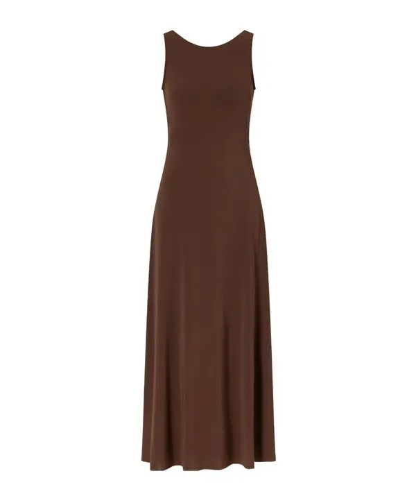 ERES Sculpture Backless Jersey Maxi Dress