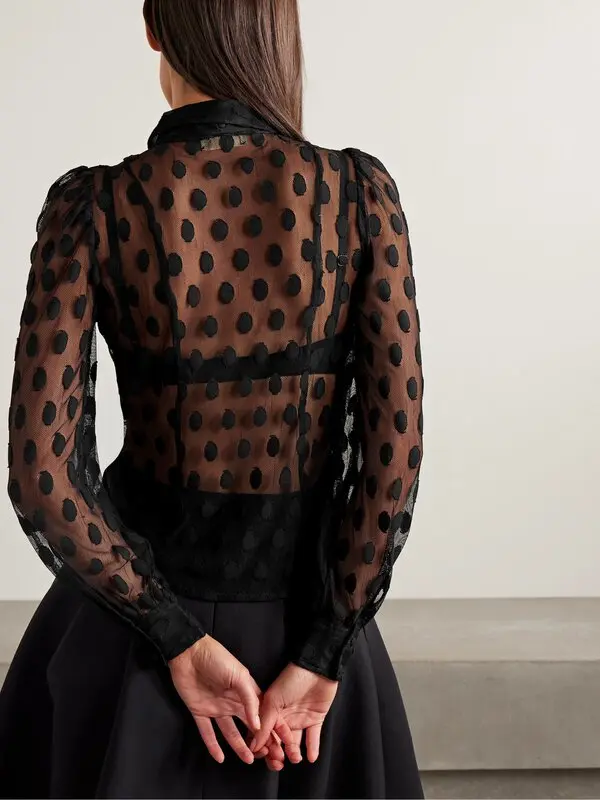 Ulla Johnson Sheer Mesh Top