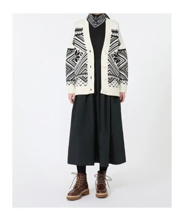Max Mara Jacquard Jersey And Taffeta Dress