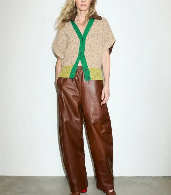Max & Co. Leather Balloon Trousers