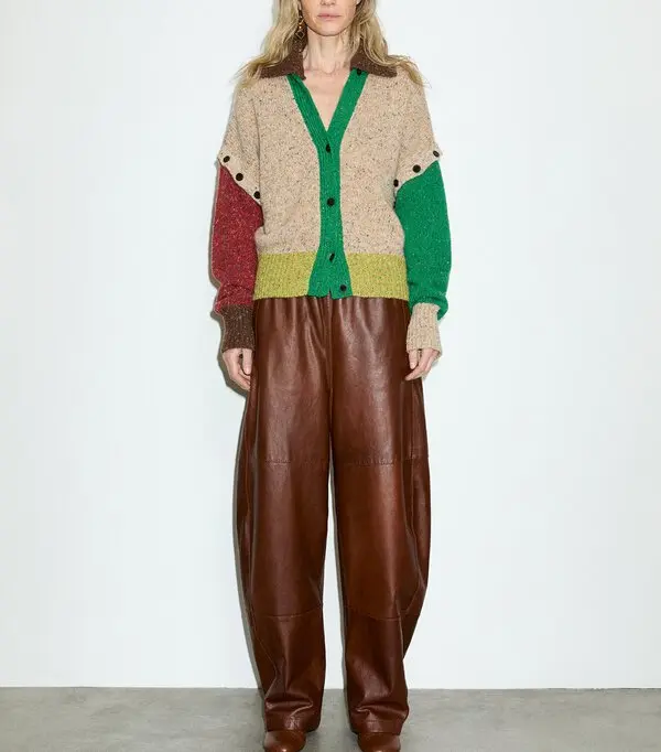 Max & Co. Leather Balloon Trousers