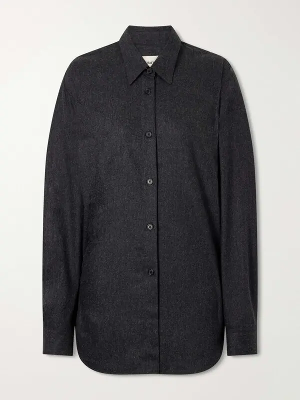Khaite Goya Wool And Cashmere-blend Shirt