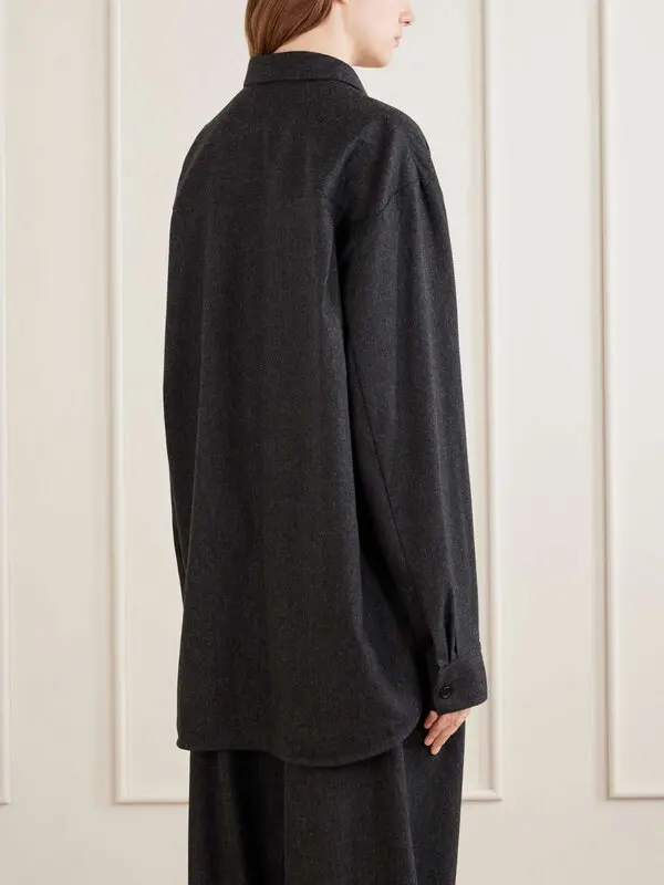 Khaite Goya Wool And Cashmere-blend Shirt