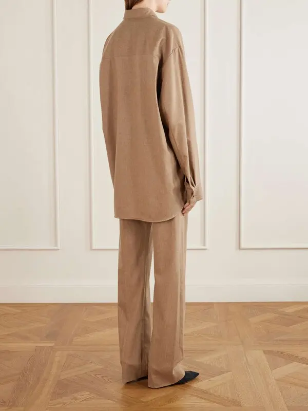 Khaite Goya Wool And Cashmere-blend Shirt