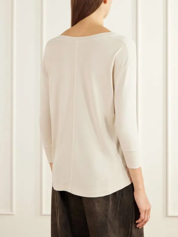 LAUREN MANOOGIAN Pima Cotton-jersey T-shirt