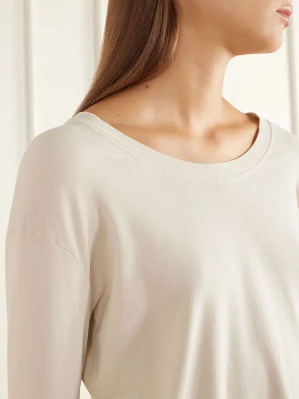 LAUREN MANOOGIAN Pima Cotton-jersey T-shirt