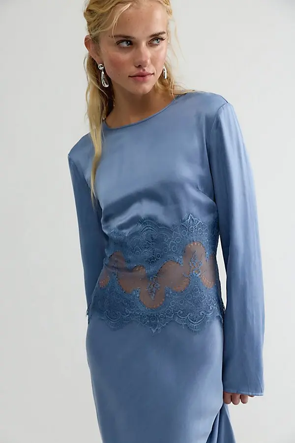 THIRD FORM Visions Long Sleeve Maxi Dress