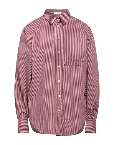 Brunello Cucinelli Shirt Burgundy Size Cotton, Polyamide