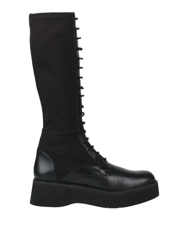 PALOMA BARCELO Boot Size Leather, Textile Fibers