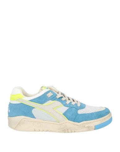DIADORA Sneakers Size Leather, Synthetic Fibers - Azure