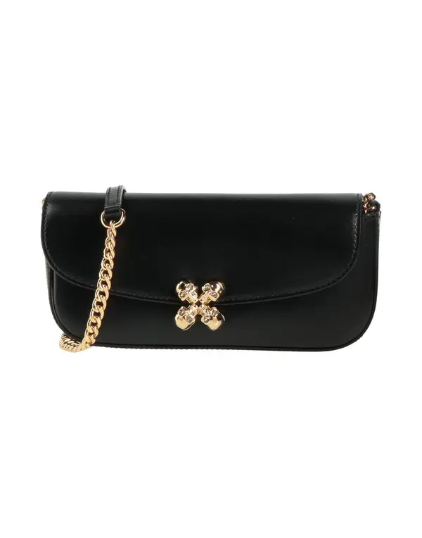 Alexander McQueen Cross-body Bag Leather - Black
