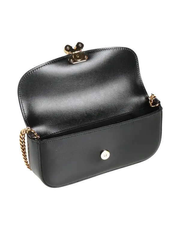 Alexander McQueen Cross-body Bag Leather - Black