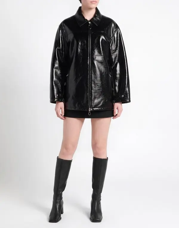 COURREGES Jacket Size Cotton, Polyurethane, Elastane