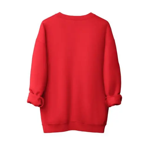 SIMPLY SAGE MARKET The Beautiful Game Varsity Sweatshirt - Red