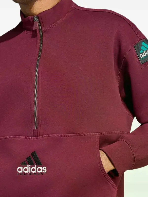 Adidas Equipment Spacer Half-zip Sweatshirt - Red
