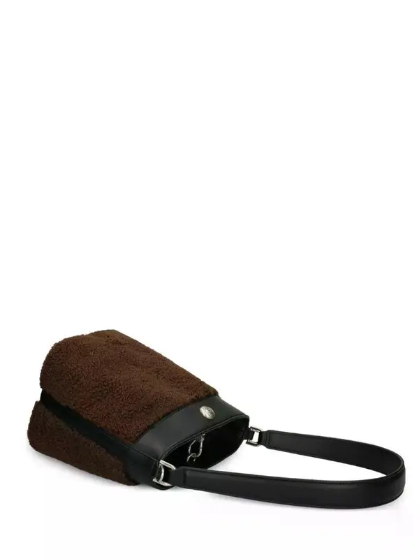 Lacoste Bliss Fleece-texture Logo-plaque Small Bucket Bag