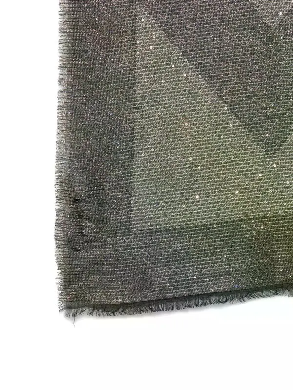 Missoni Sequin-embellished Zigzag Scarf - Black