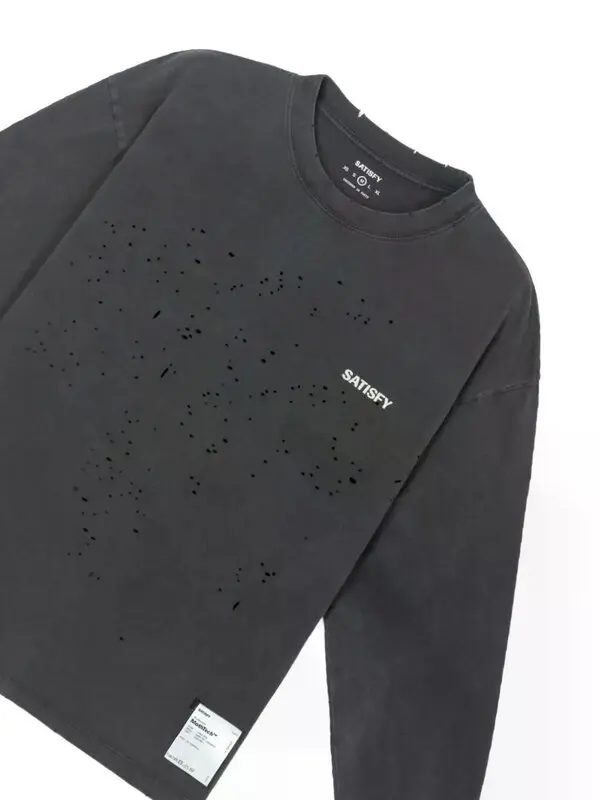 Satisfy Mothtech Distressed Long-sleeve T-shirt
