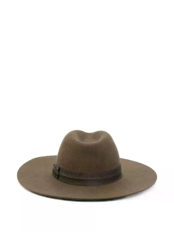GOLDEN GOOSE Flat-brim Fedora Hat