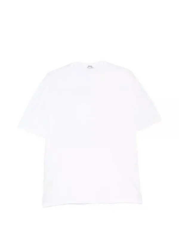 Cesare Attolini Pleated-sleeve T-shirt - White