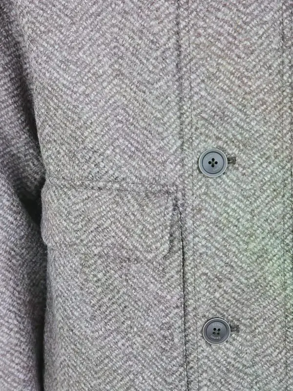 Herno Herringbone-pattern Wool Jacket