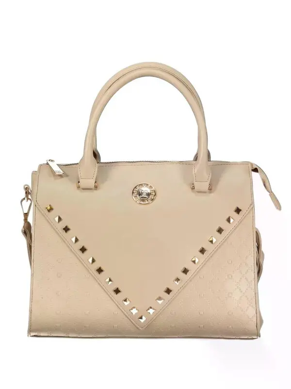 LAURA BIAGIOTTI Monogram-pattern Stud-embellished Tote Bag