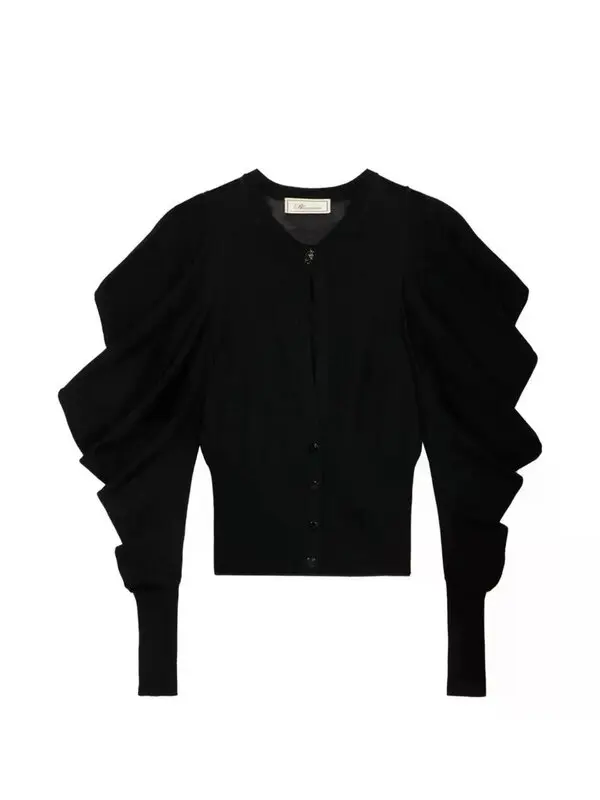 Blumarine Puff-sleeve Cardigan