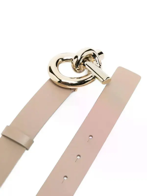 Fabiana Filippi Knot-buckle Leather Belt