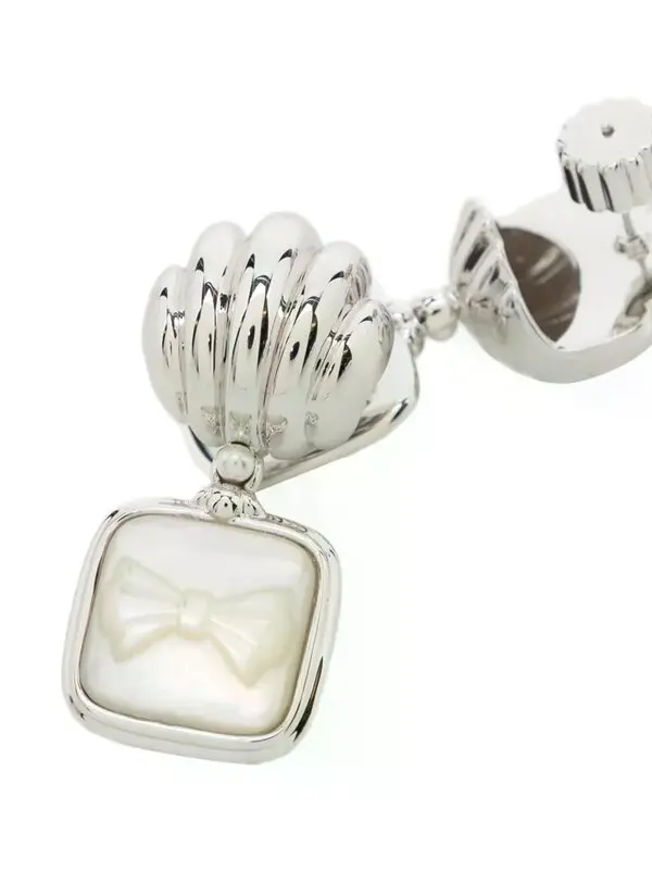 SHUSHU/TONG Bow Detail Earrings - Silver