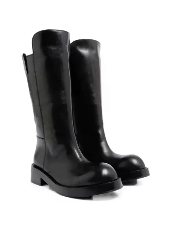 ANN DEMEULEMEESTER Tuxon Leather Boots