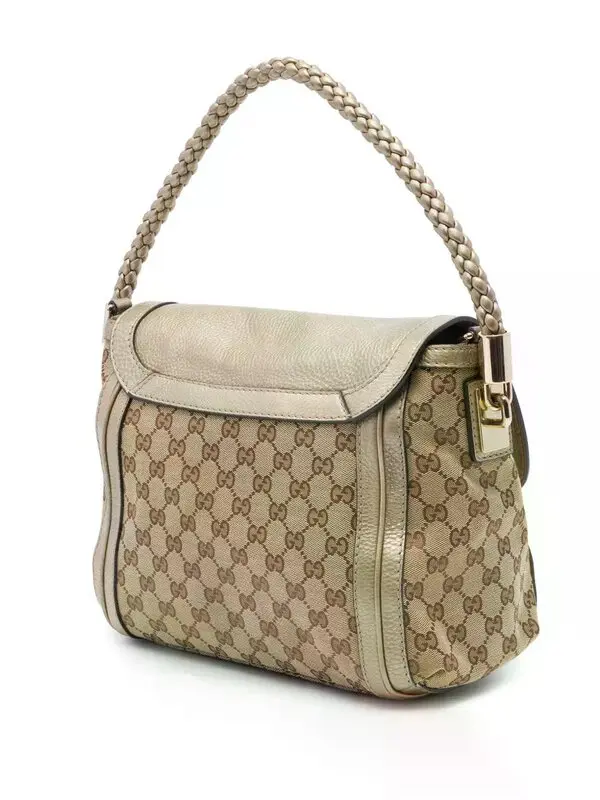 Gucci 2016-2026 Gg Canvas Bella Flap Satchel