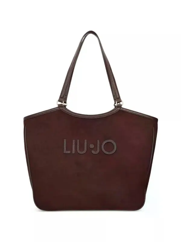 Liu Jo Logo-patch Shoulder Bag - Brown