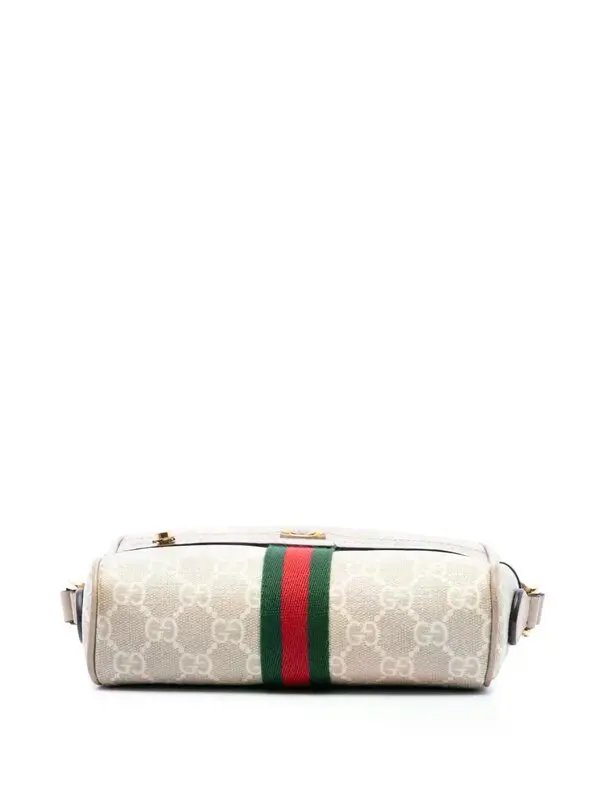 Gucci 2016-2026 Mini Gg Supreme Web Ophidia Crossbody Bag