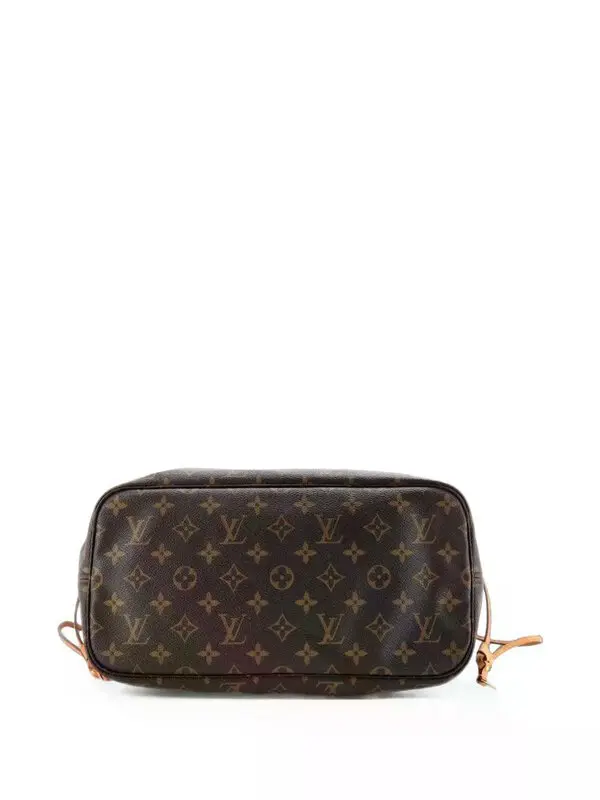 LOUIS VUITTON Neverfull Nm Monogram Canvas Mm Tote Bag - Brown
