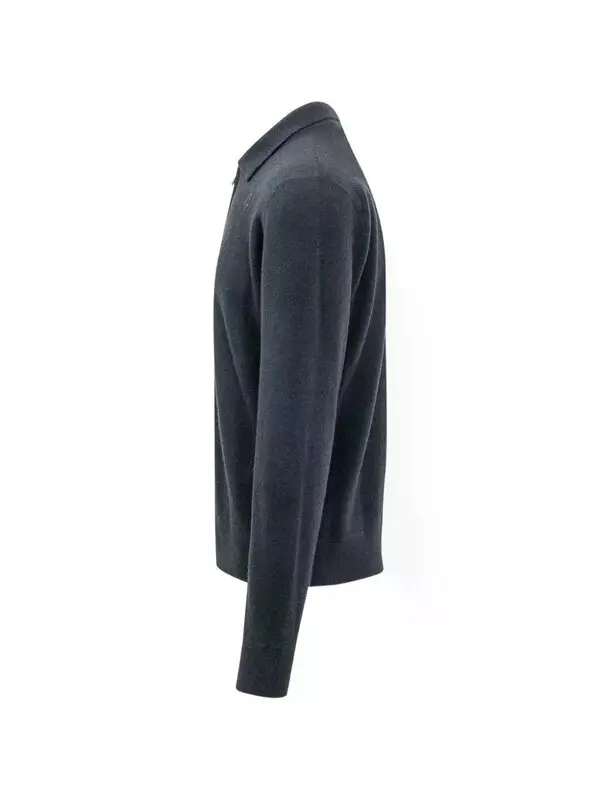 K-WAY Quarter-zip Polo-collar Sweater
