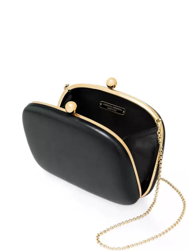 Carolina Herrera Vega Leather Mini Bag