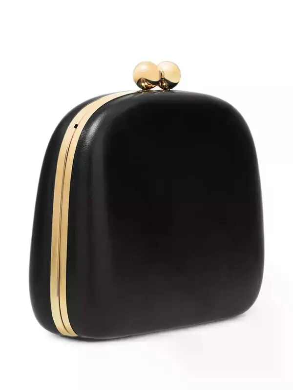 Carolina Herrera Vega Leather Mini Bag - Black
