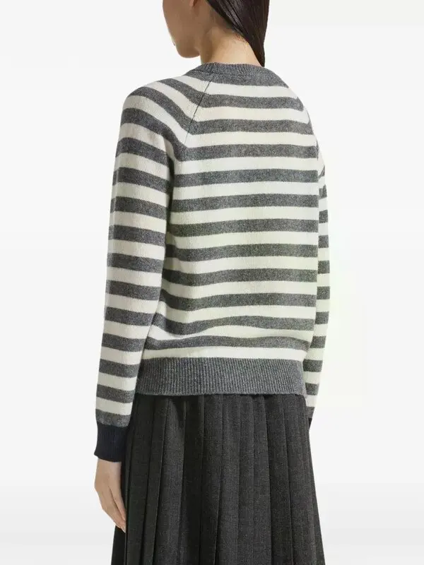 Seventy Striped Raglan-sleeve Sweater