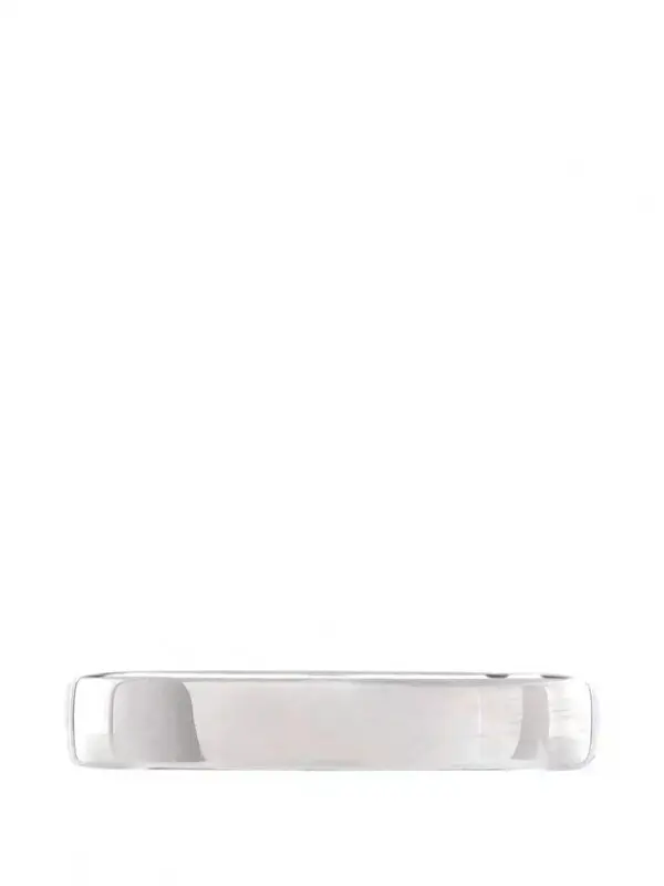 Hermès Ever Kelly Wedding Band Platinum Ring - Silver