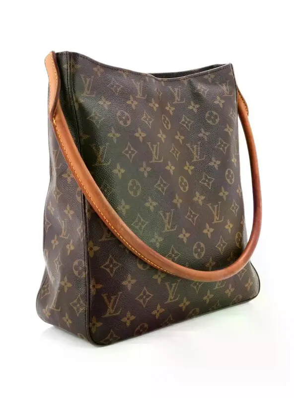 LOUIS VUITTON Looping Handbag Monogram Canvas Gm Shoulder Bag